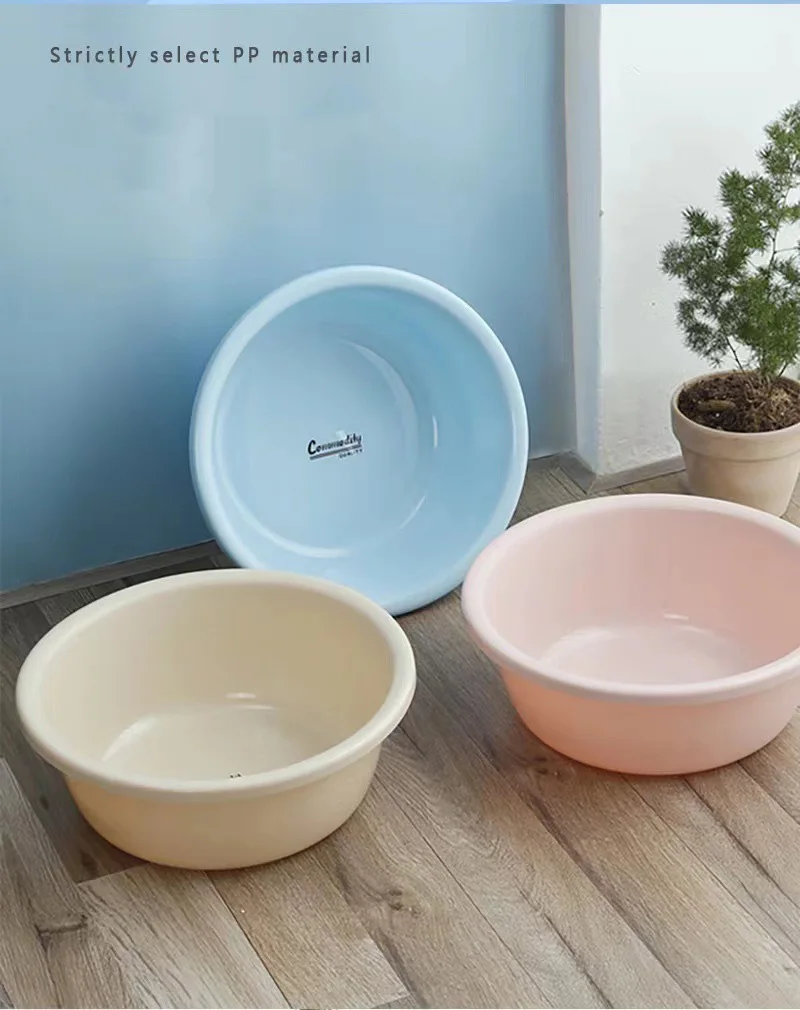 Durable Plastic Basins - Versatile for Kitchen & Bathroom