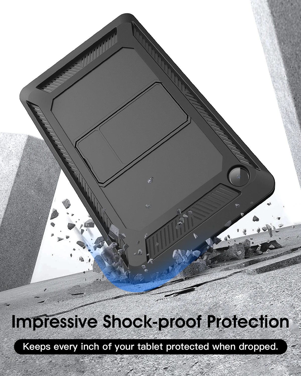 MoKo Rugged Case PC Back Panel Enhanced Corner Full Protection ...