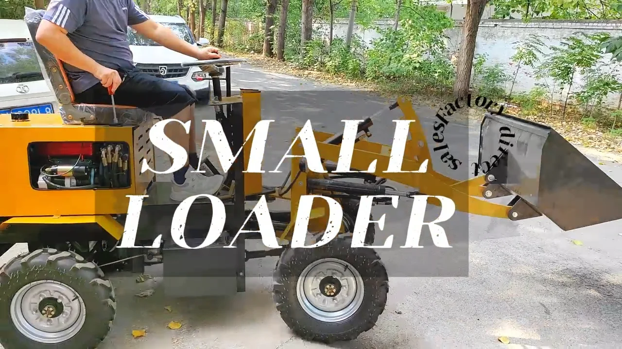 Ce Epa Backhoe Battery 4 Wheel Drive Small Electric Loaders Diesel Mini ...