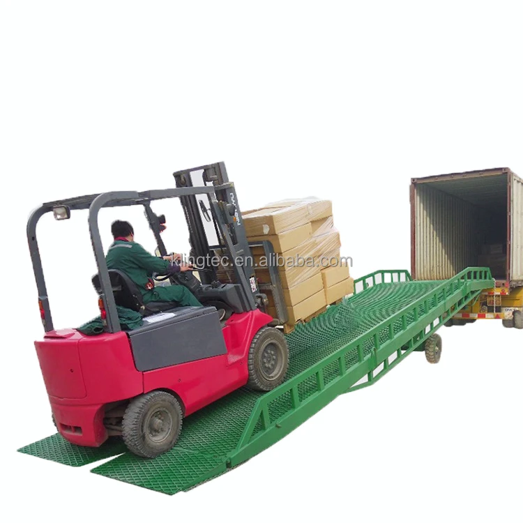 Adjustable Container Ramp Mobile Lifting Loading Ramp Working Platform ...