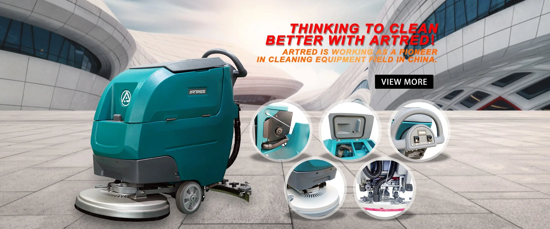 Best Quality Scrubber Dryer Floor Cleaning Machine Commercial Floor ...