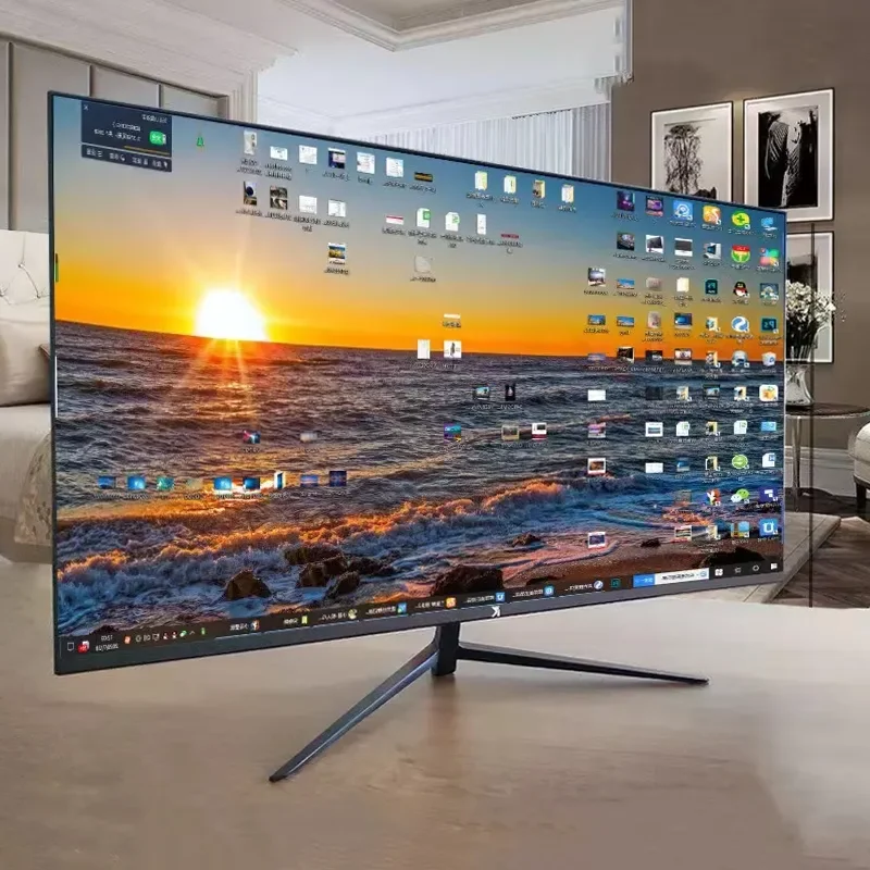 Computer Led Flat 4k Pc Study Square Lcd Designer 4k 32 165hz 1366x768 ...