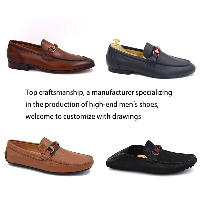 Italian Genuine Leather Loafers - Comfort & Style