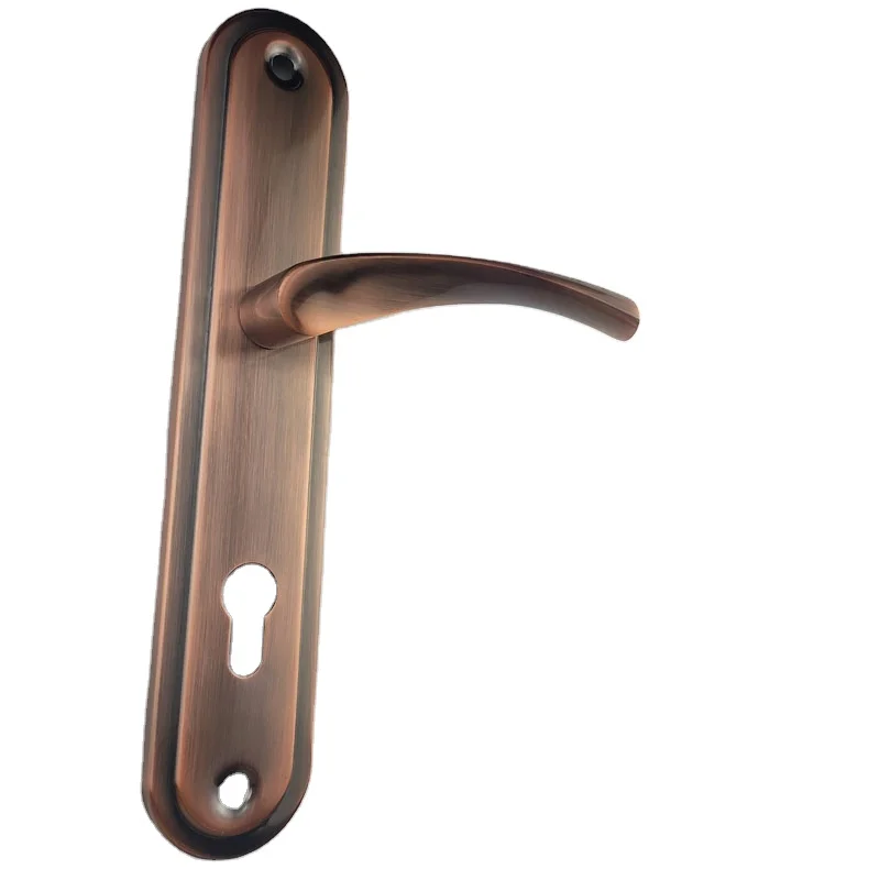 Luxury Design Fashion Style Big Type Brushed Long Entrance Gold Door ...