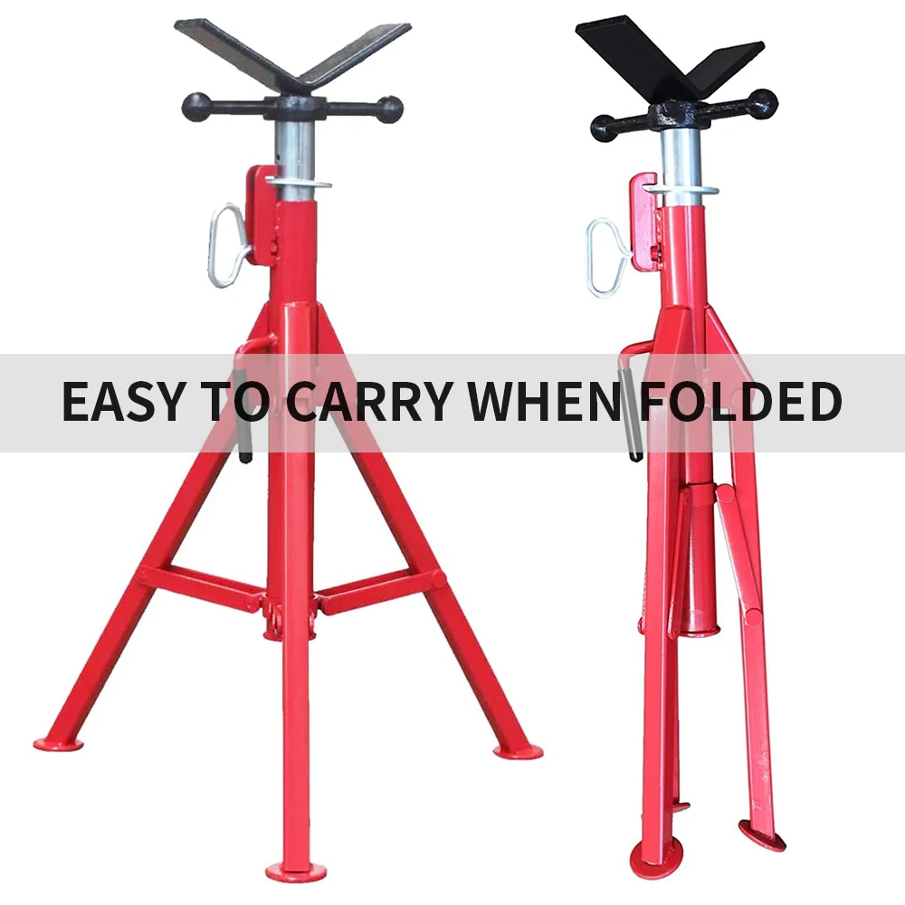 V Head Pipe Bracket - Adjustable, Durable & Customizable