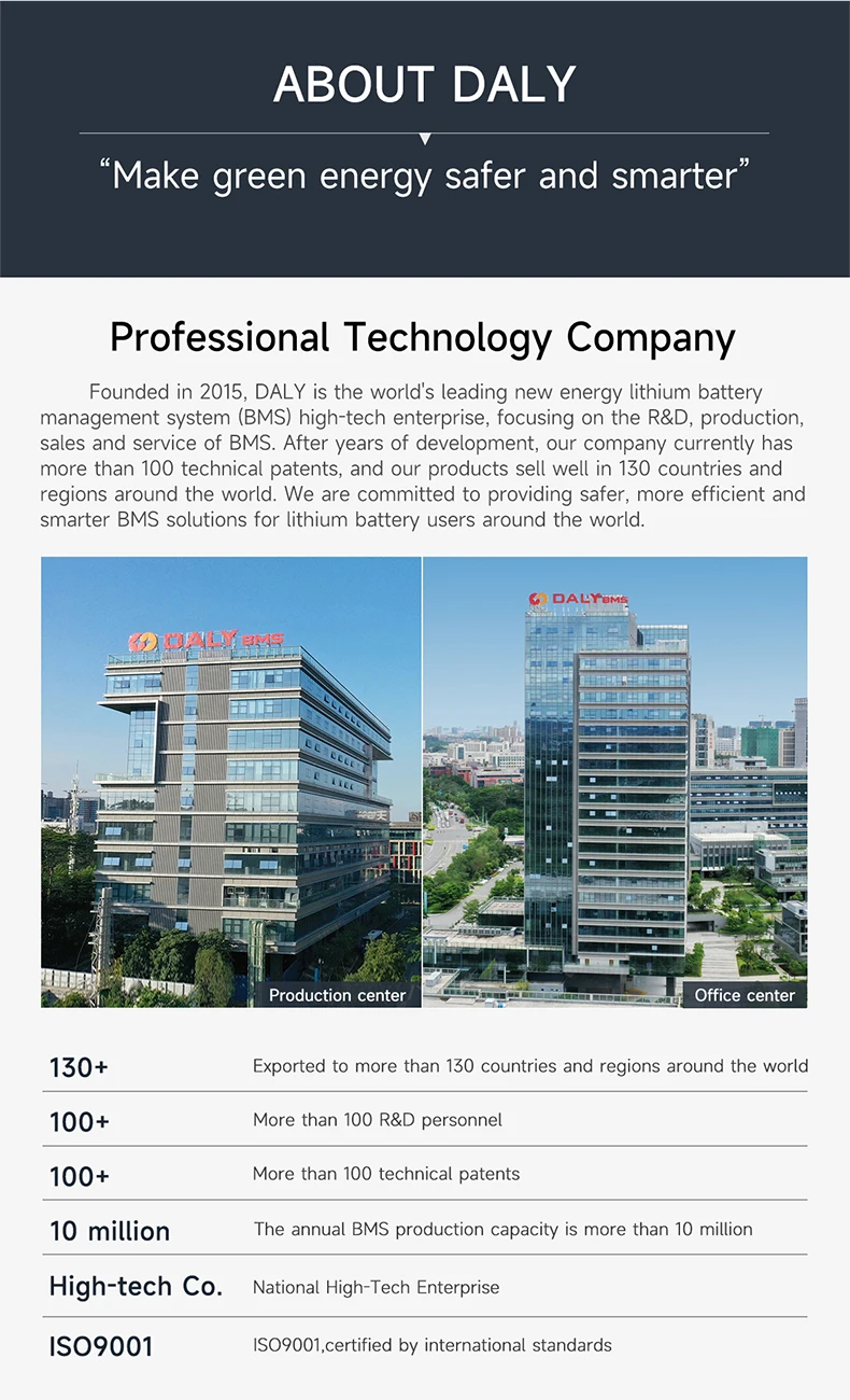 Daly Smart Forklift Trucks Lithium Li-Ion Lifepo4 Battery