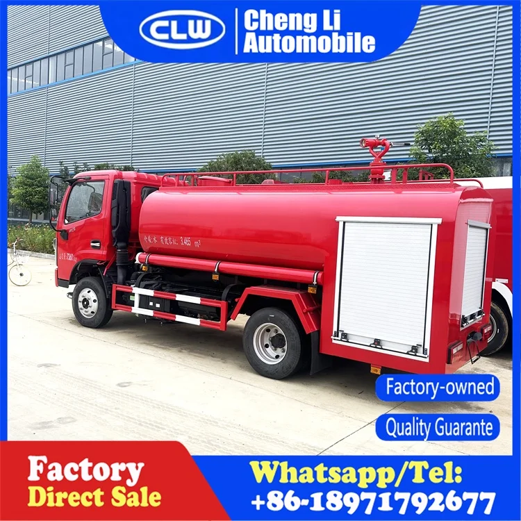Dongfeng 5000 Liters Water Bowser Tank Fire Truck For Sales - Buy Water ...
