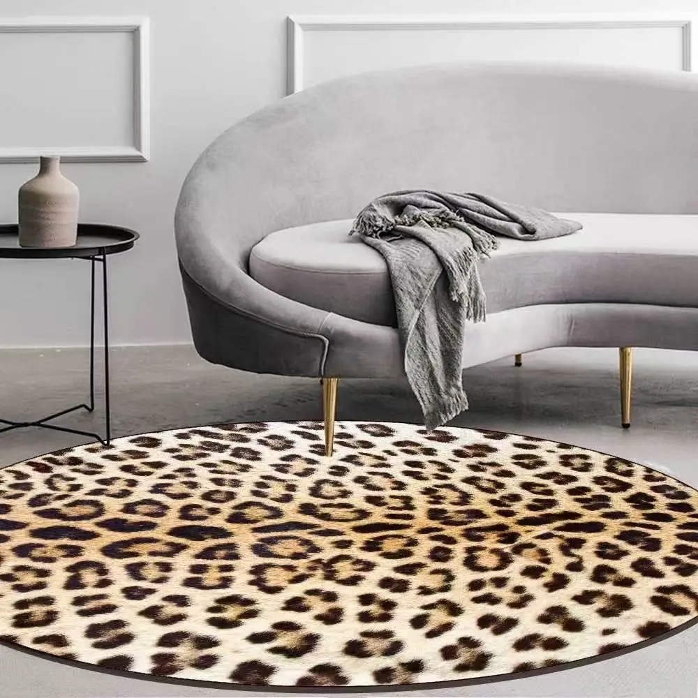 Luxury 10mm Thick Fluffy Area Rug Non Slip Custom Shaped Polyester ...