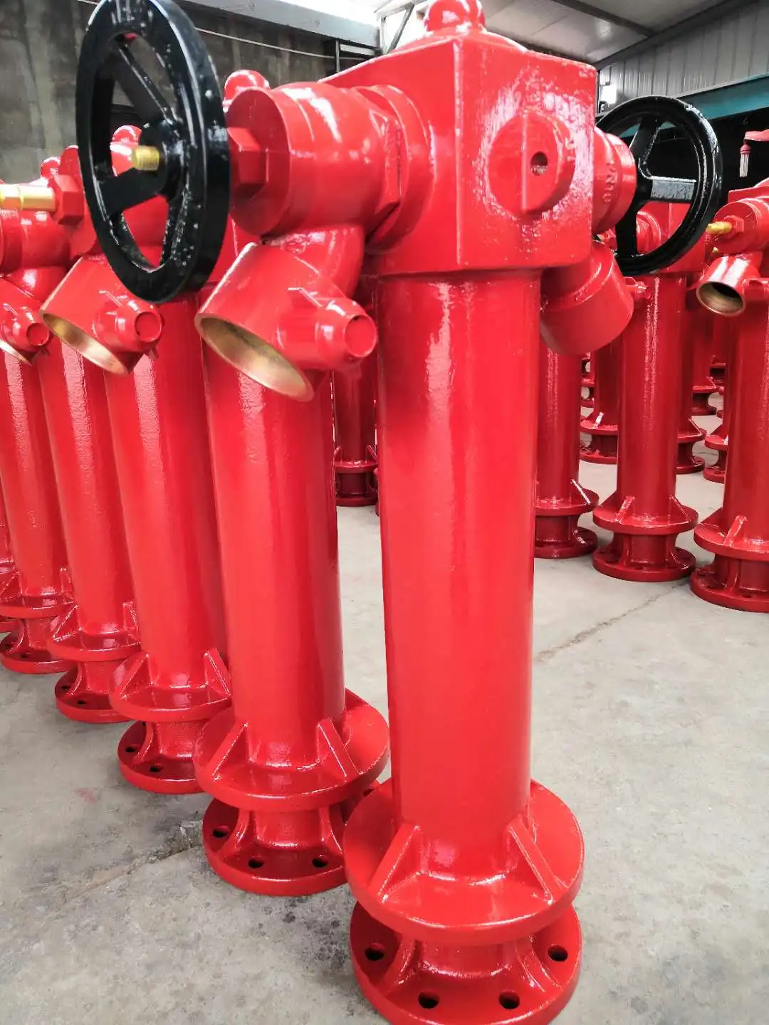 Wesdom Outdoor Ductile Cast Iron Fire Hydrant System For Firefighting ...