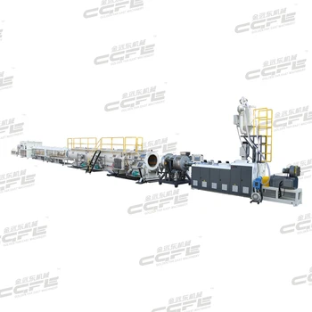 Hdpe Three Layers Composite Pipe Extrusion Line Pe Pipe Making Machines ...