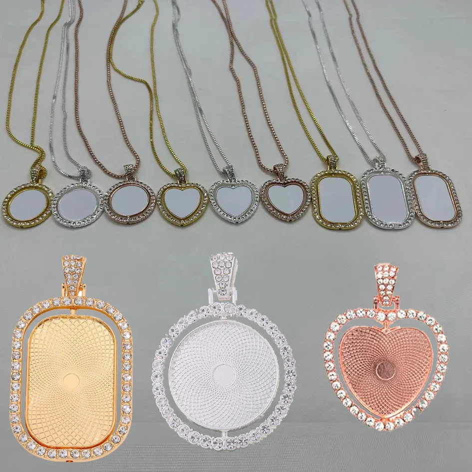 Large Solid Brass Custom Bling Diamond Round Charms Biggest Circle ...