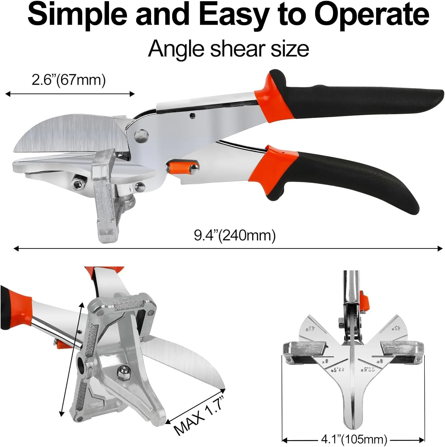 Chevalierous Multi Angle Shear Pvc Trunking Tube Angle Miter Gasket ...