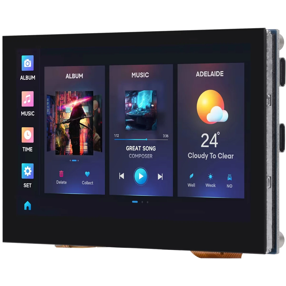 Waveshare Esp32-s3 4.3inch Lvgl Gui Capacitive Touch Display ...