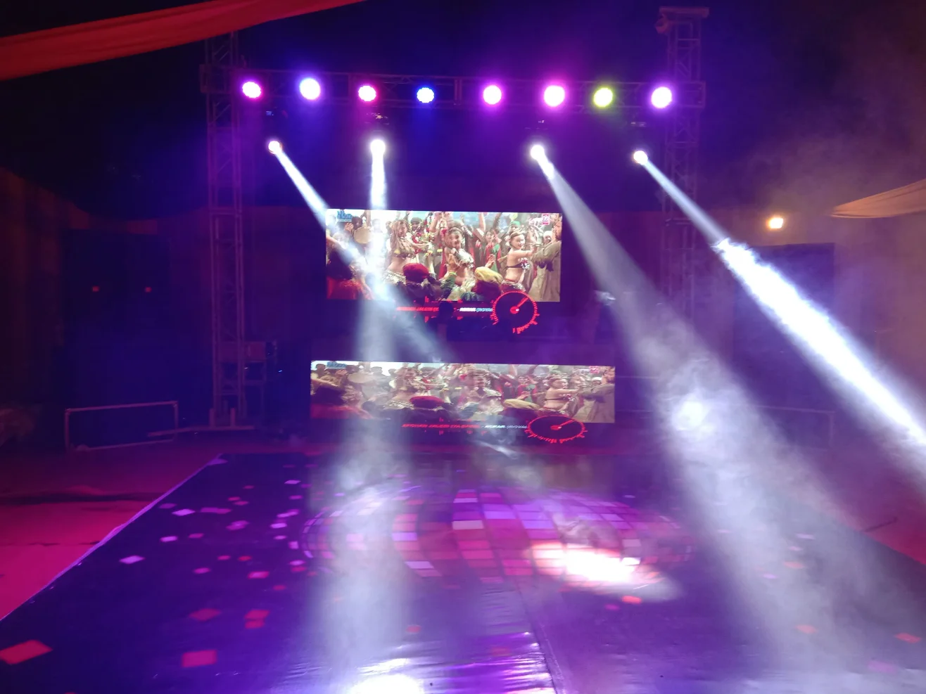 Night Club Led Display Event Wedding Stage Show Conference Background ...