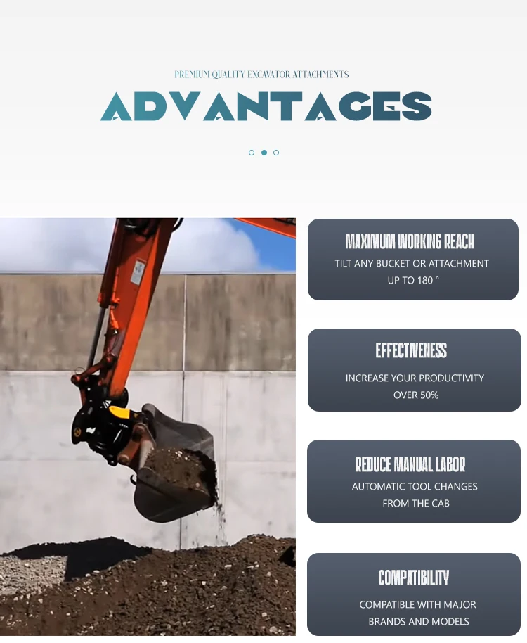 Yantai Powertilts Automatic Quick Coupler Systems - Buy Tilting Hitch ...