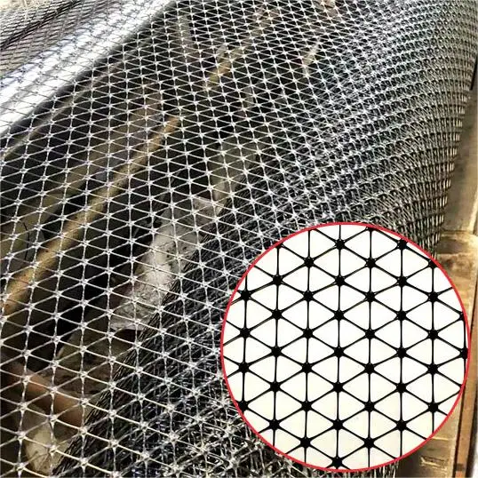Reinforcement Triaxial Geogrid for Base Stabilization
