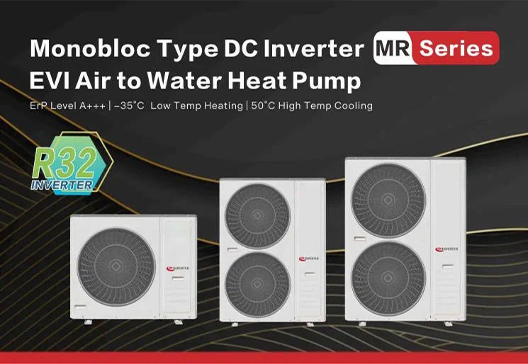 R32 DC Inverter EVI 8-30KW Integrated air Energy Water Heat Pump Water ...