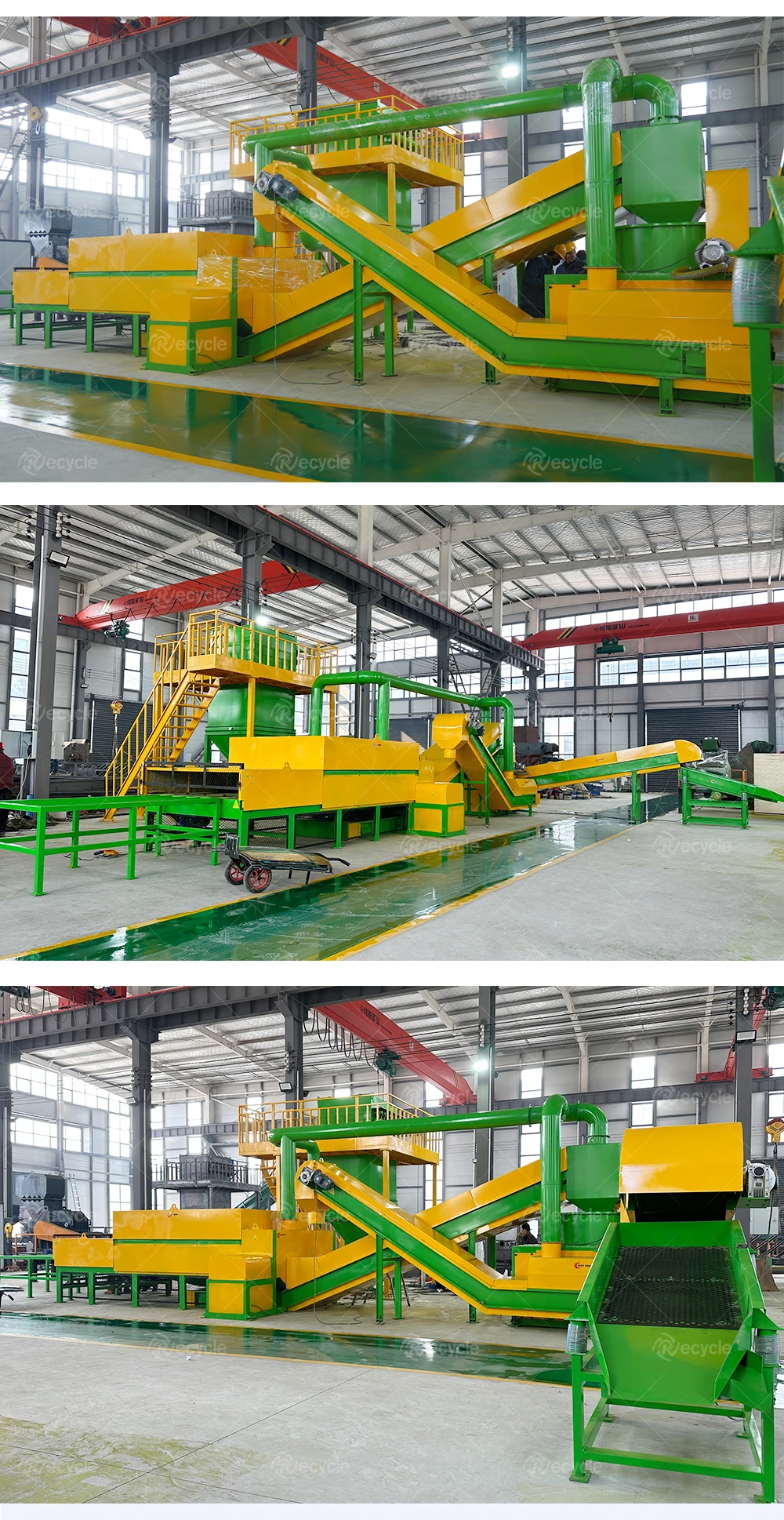 Sandwich Glass Pvb Separator Windshield Recycling Line For Car ...
