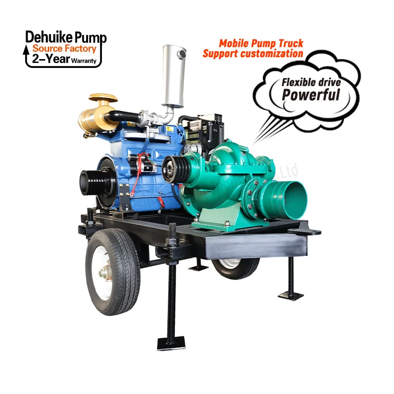 Horizontal Centrifugal Double Suction Casing Casting Axial Split Water ...