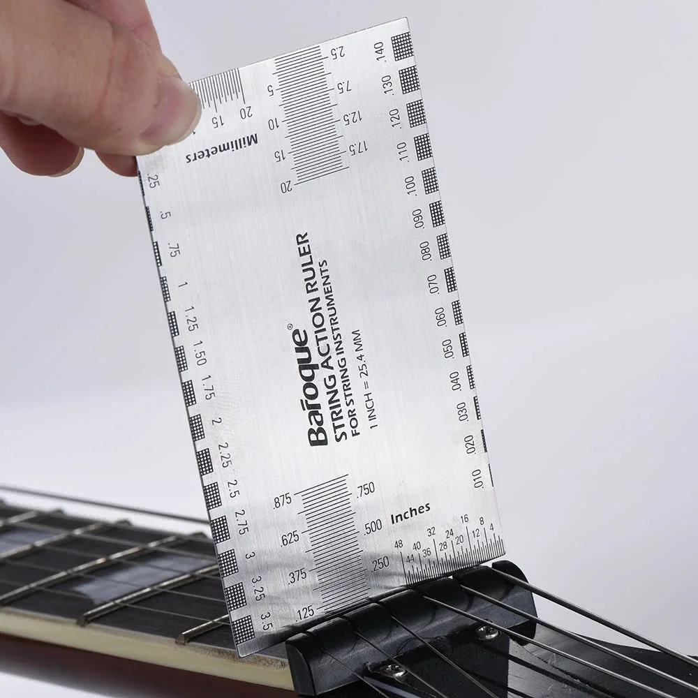 Baroque String Action Ruler - Precision for Guitar & Bass
