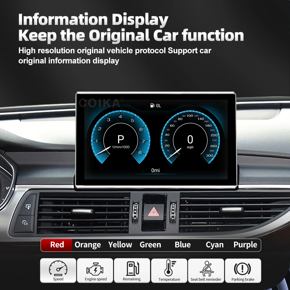 9 Inch Car Radio Android Screen GPS Stereo WIFI SIM Carplay Player ...