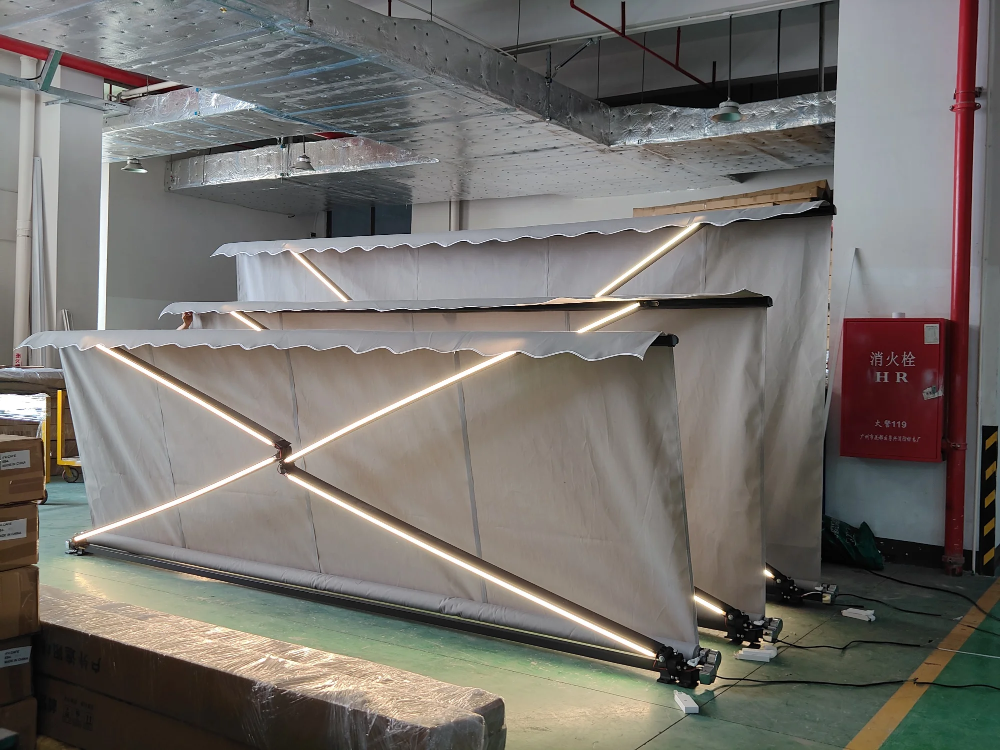 5x2m Outdoor Waterproof Retractablelectric Awning Balcony Aluminum ...