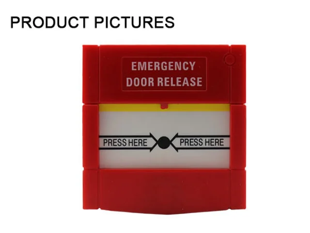 Resettable Emergency Fire Alarm Manual Call Push Button With Protective ...