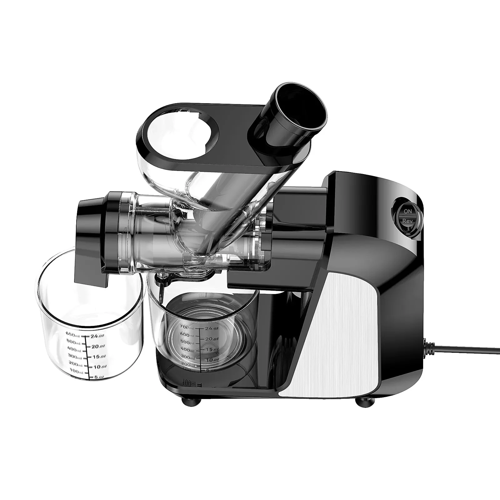 Classic Electric Slow Masticating Juicer Machine Wide Chute Cold Press ...