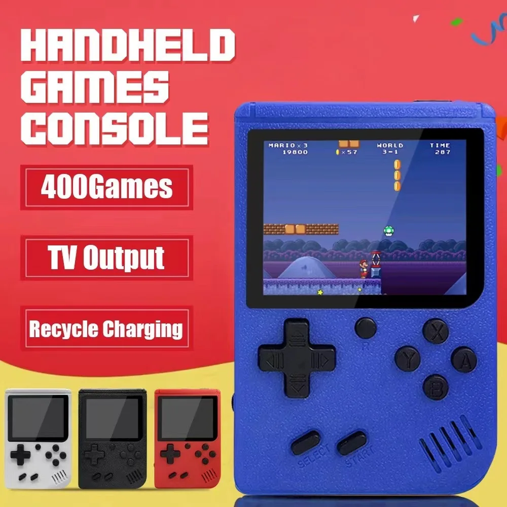 400 in 1 Portable Handheld Game Console 2.4'' Screen Mini Game Console ...