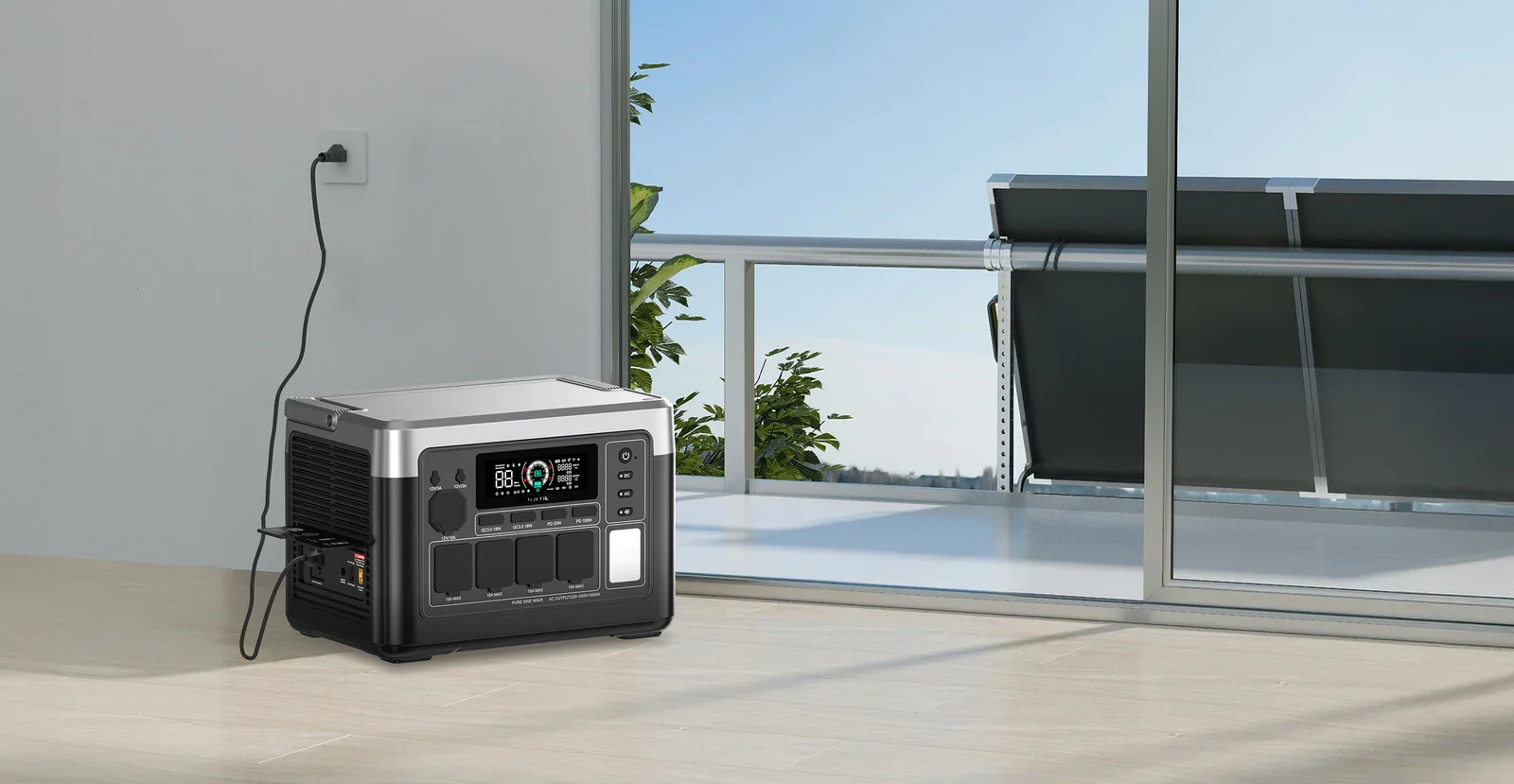 Outdoor Portable Lifepo4 Battery 1024Wh Power Station 220V 110V ...