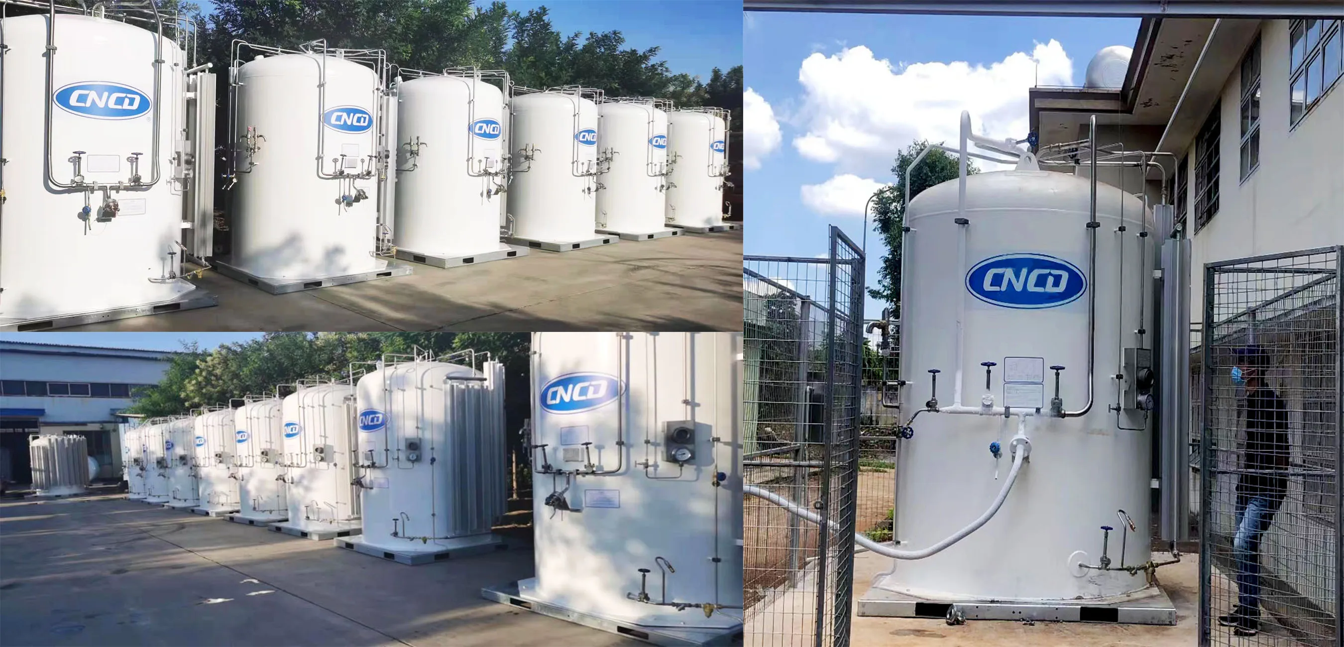 16bar 5M3 Cryogenic LNG Micro Bulk Tank for Gases Storage