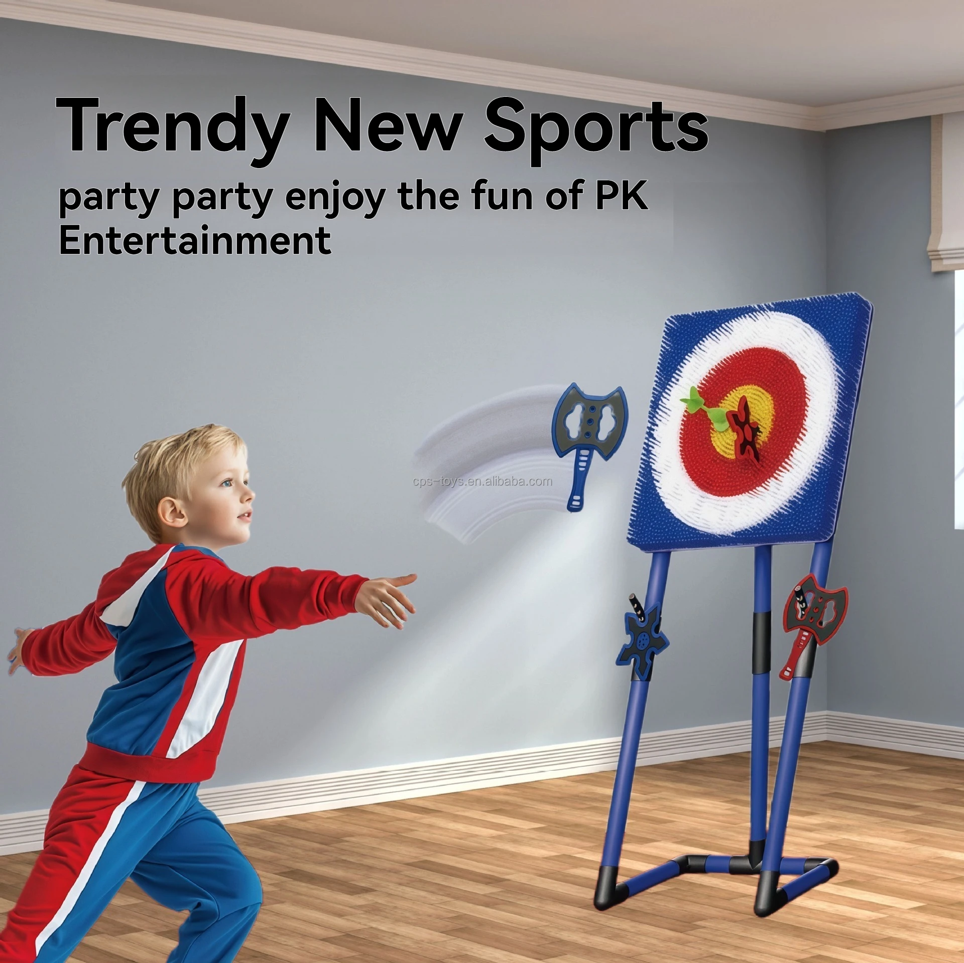 Throwing Game Toy Set Axe Throwing Game with Target Dartboard Indoor ...