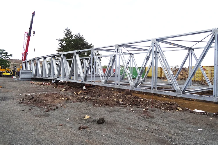 Steel Truss Frame Bridge Modular Prefab Portable Hd200 Steel Structure ...