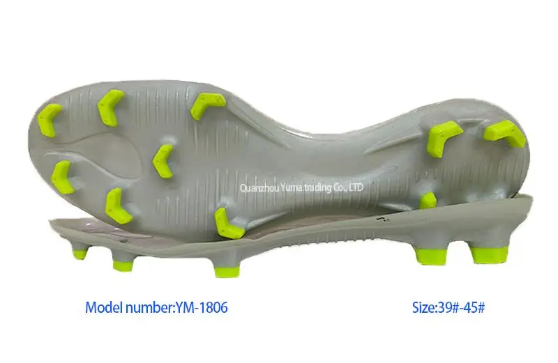 Factory Design High Quality Customized Anti-slip Men Tpu Soccer Soles ...