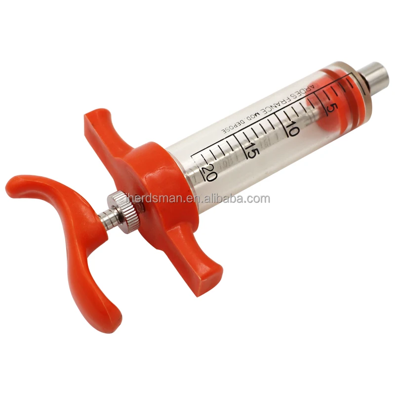 Metal Copper Syringe for Livestock Veterinary Vaccination