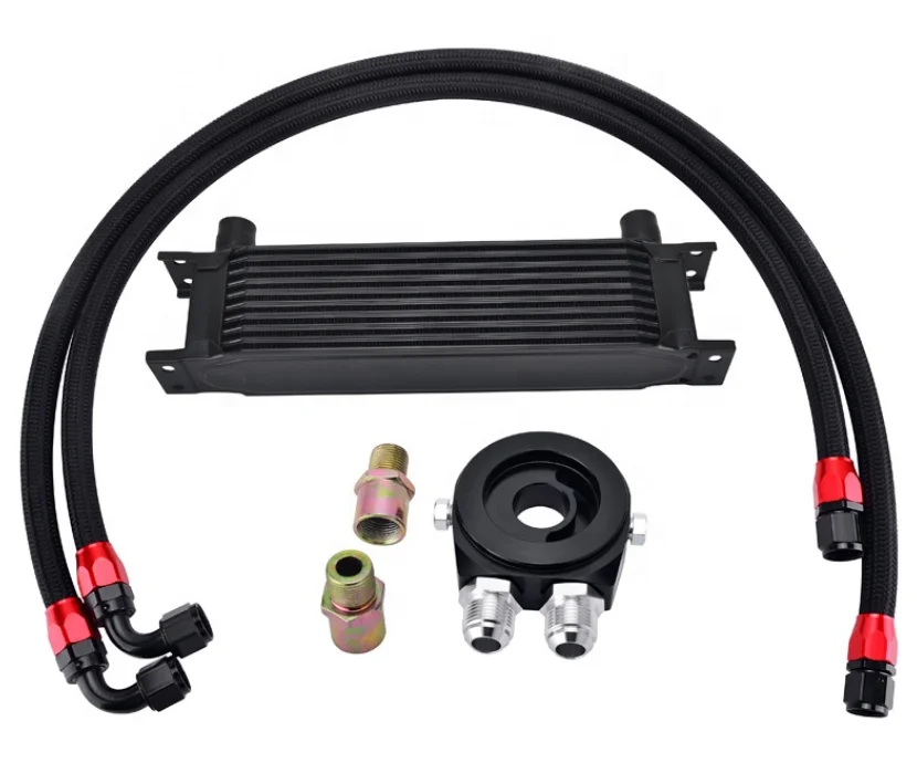Universal Oil Cooler Kit - 7 to 19 Rows AN10 Adaptor