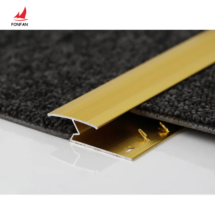 Aluminum Carpet Edge Trim Metal Decorative Carpet Edging Strips - Buy ...