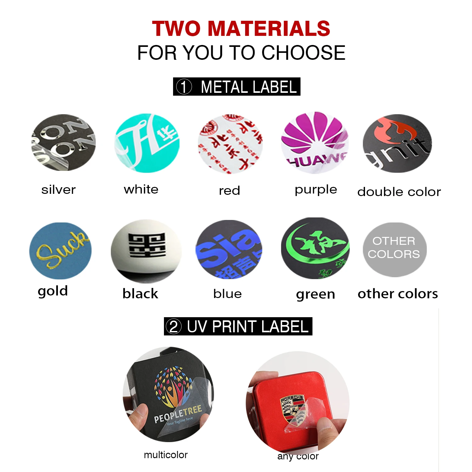 Custom Printing Logo Uv Print Transfer Sticker Label Waterproof Uv Dtf ...