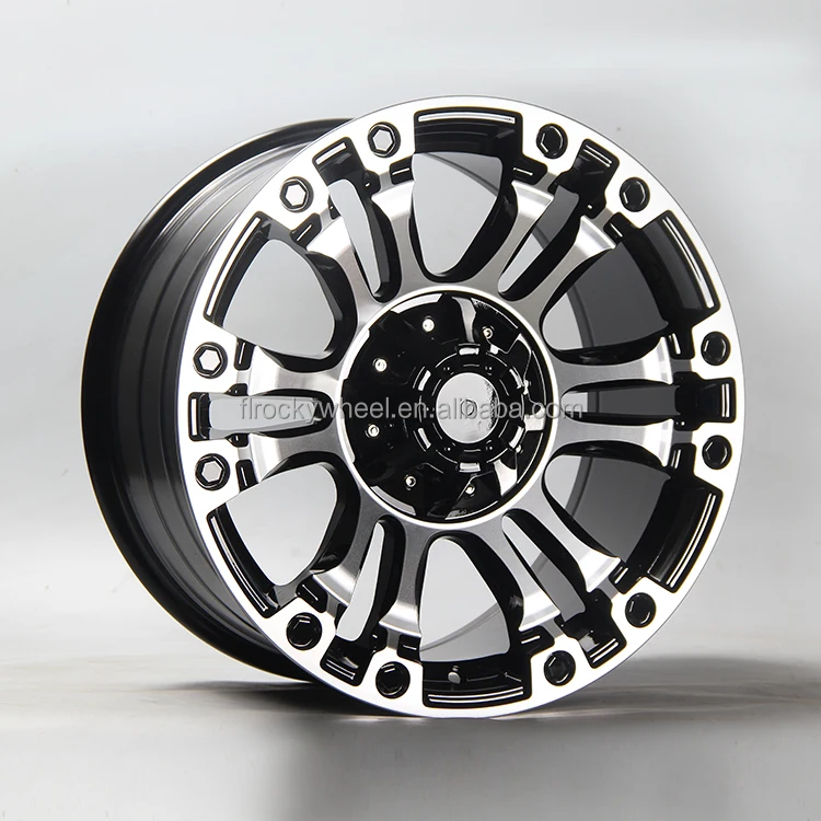 Flrocky 13 Inch Car Rims ET10 PCD 4X100 Machine Face Alloy Wheel ...