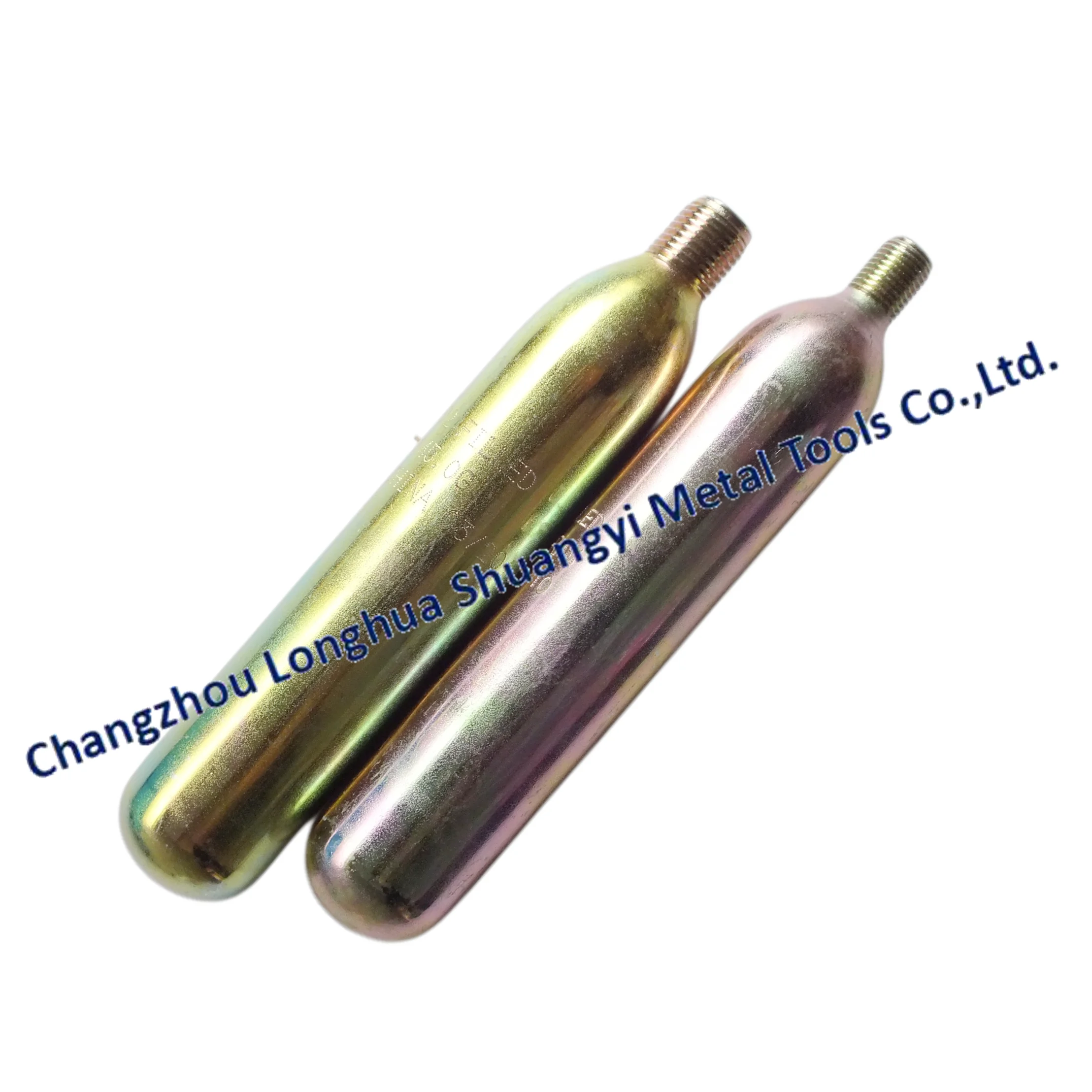 16g 21g 24g 30g 33g 35g 38g 40g 45g 60g 1/2 threaded co2 gas cylinder ...