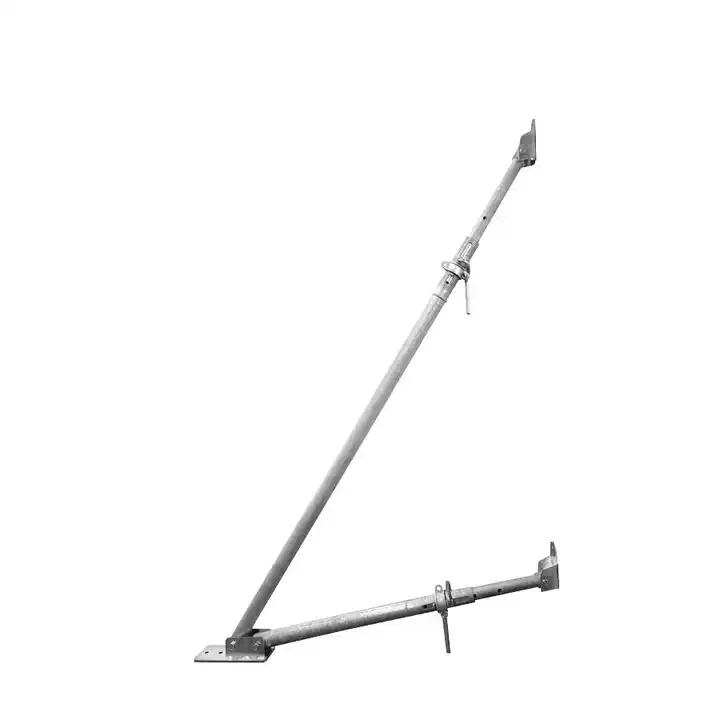 Formwork Jack Scaffolding Adjustable Steel Push Pull Prop With U Head ...