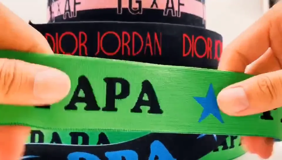 3d Embossed Woven Elastic Soft Jacquard Customized Band Underwear ...