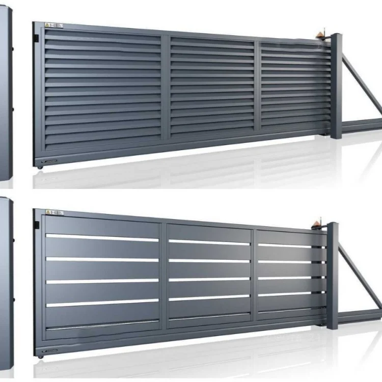 High Quality ECO FRIENDLY Main Gate Design Rot Proof Aluminium Posts ...