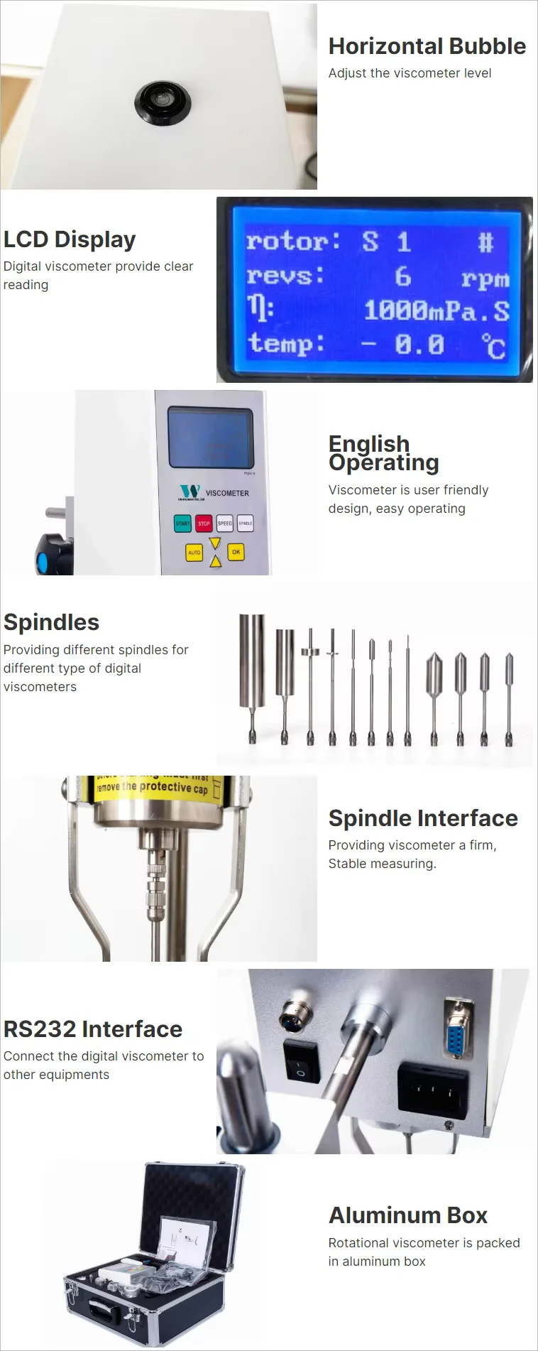 LABTEX Digital Rotational Viscometer - Precision & Reliability