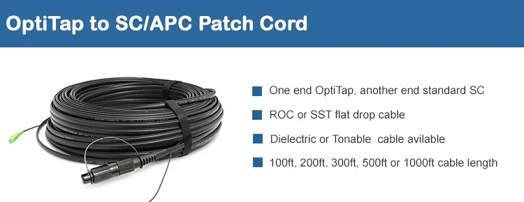 Opti-tap Patch Cord - Durable, High-Performance Fiber Optic Cable