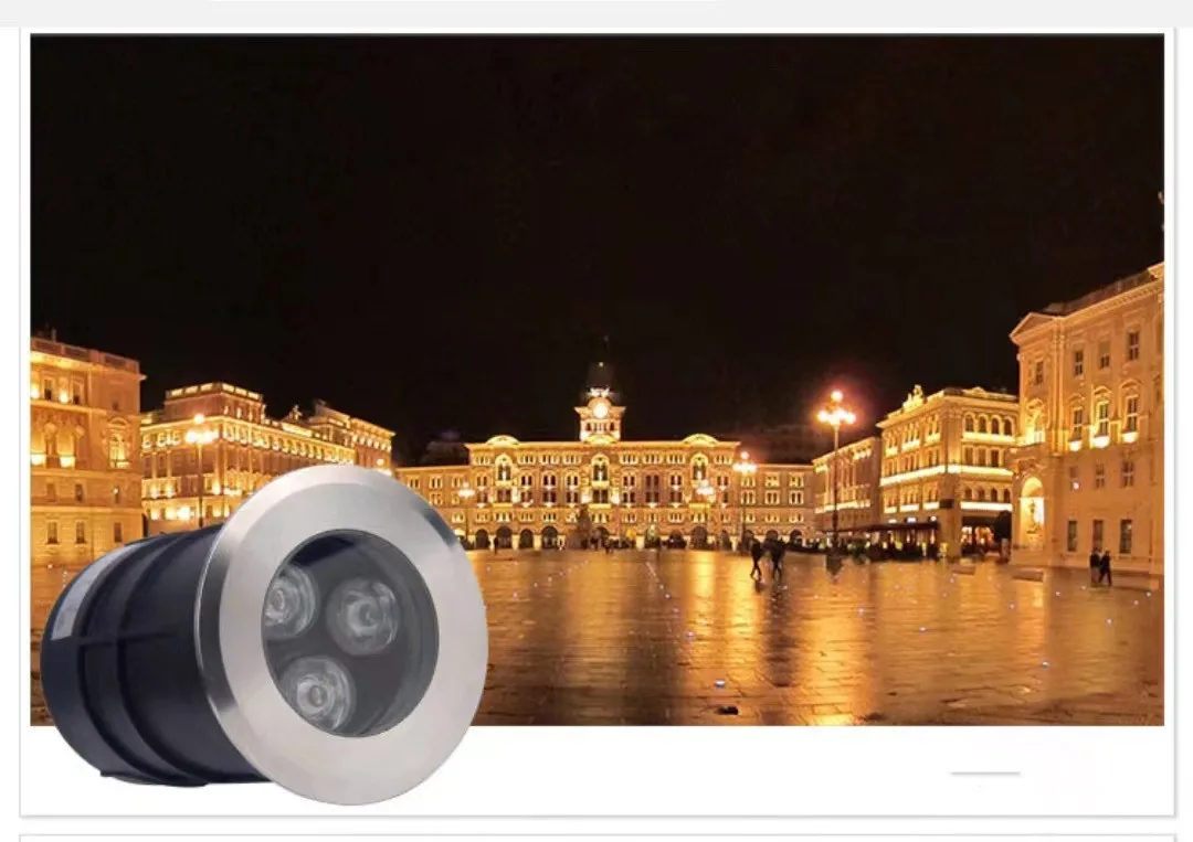 New Design Outdoor Led Deck Lighting Ip65 Anti Glare 3w Inground Light ...