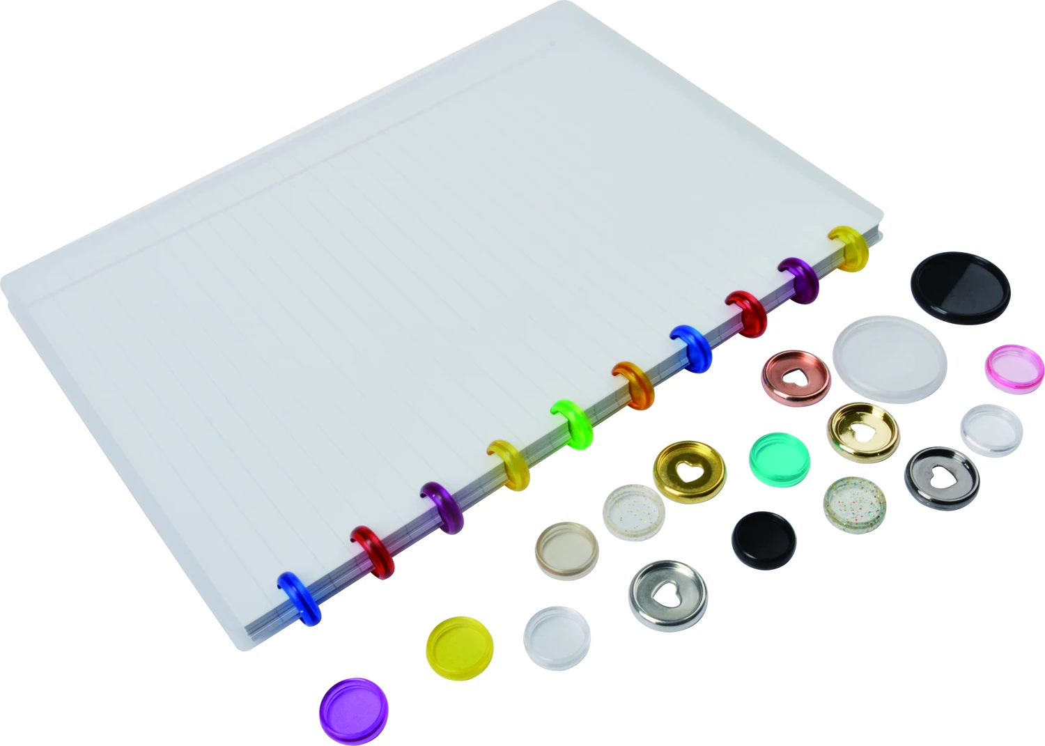Aluminum Spiral Binding Coils - Perfect for Planner Binding