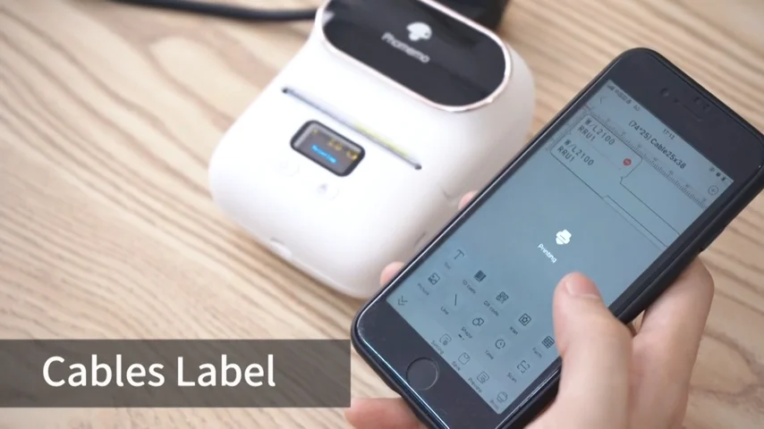 Black On White Phomemo M110 Label Printer Paper Multi-purpose Square ...