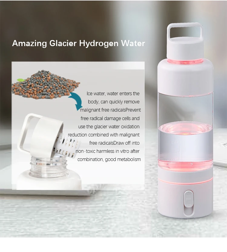 Portable Hydrogen-rich Drinking Water Generator Electrolysis Hydrogen ...