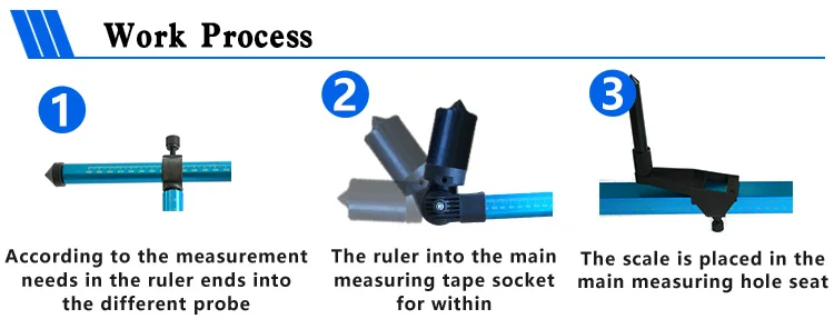 Sunmo Universal 2D Auto Chassis Tram Gauge for Collision Repair